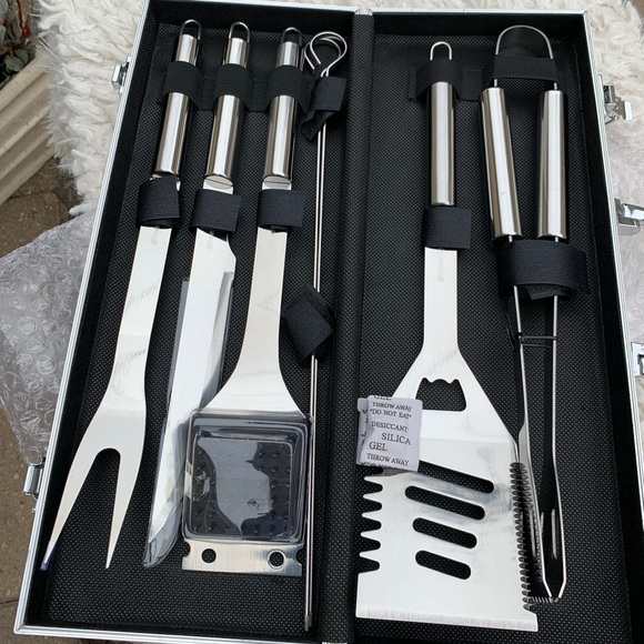 Home Complete | Kitchen | Homecomplete Stainless Steel 7 Piece Bbq ...